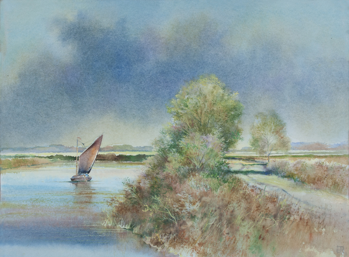 Buy an original watercolour by Norfolk landscape artist John Hurst